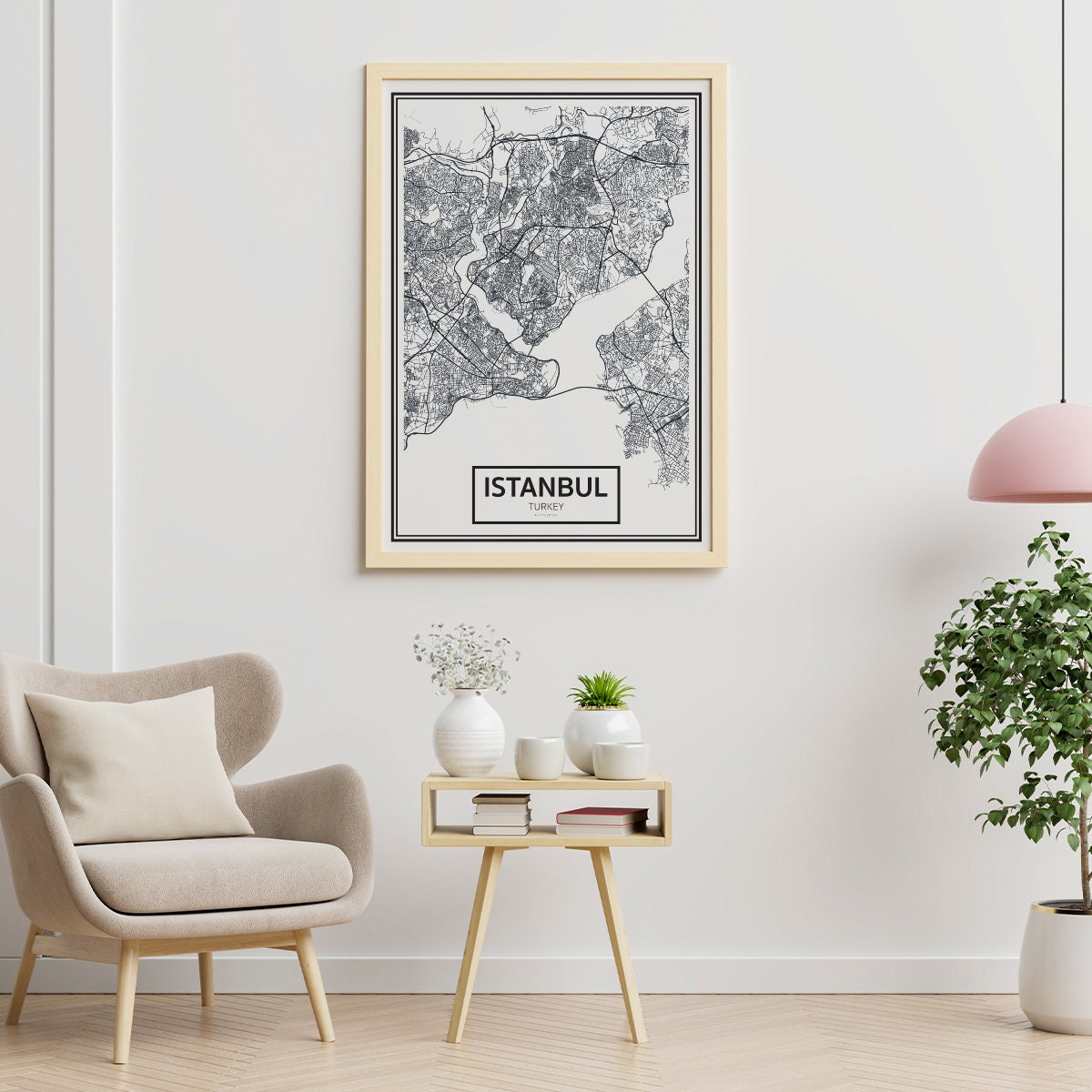İstanbul Map, İstanbul Map Poster, İstanbul Poster, Map of İstanbul ...