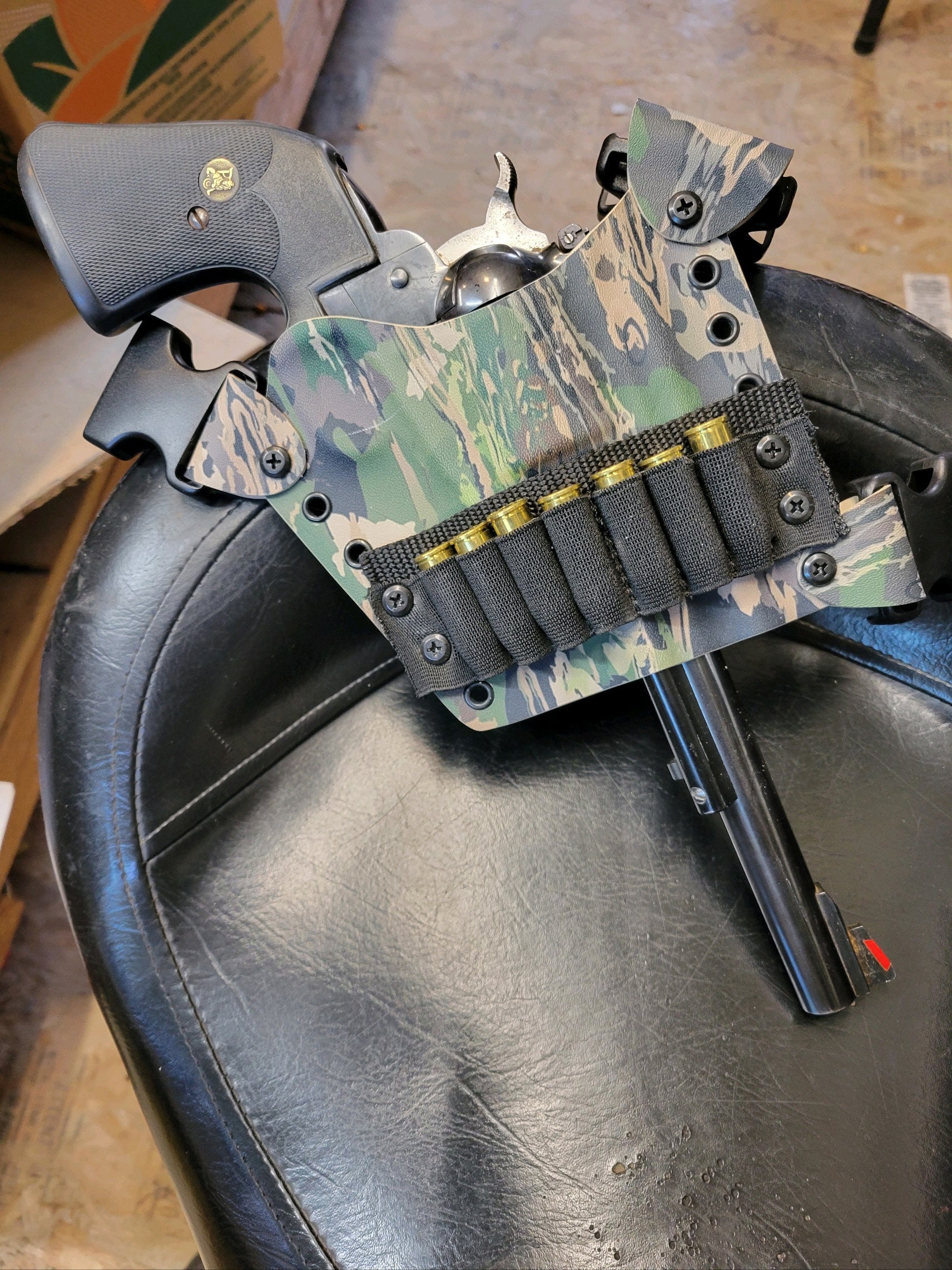 Revolver Chest Holster/ Ammo Holder - Etsy