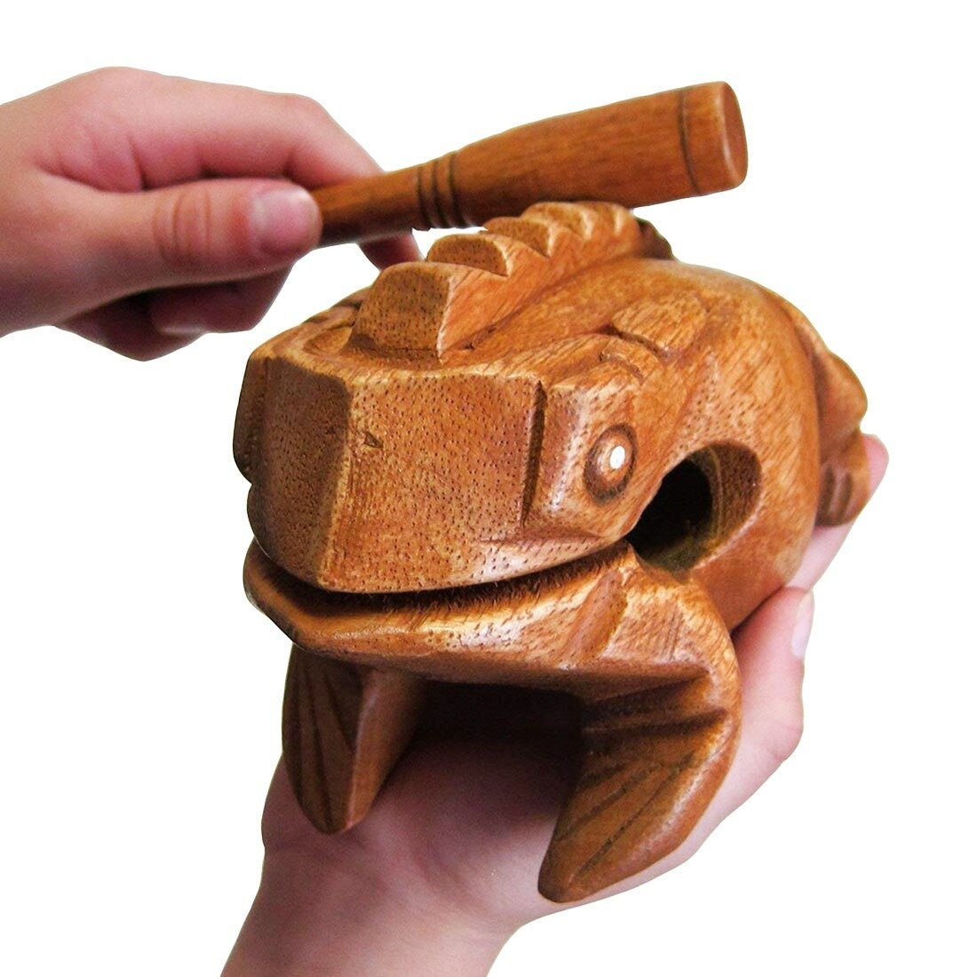 New 2021 Thailand Money Frog Feng Shui Lucky Craft Wooden Frogs Office ...