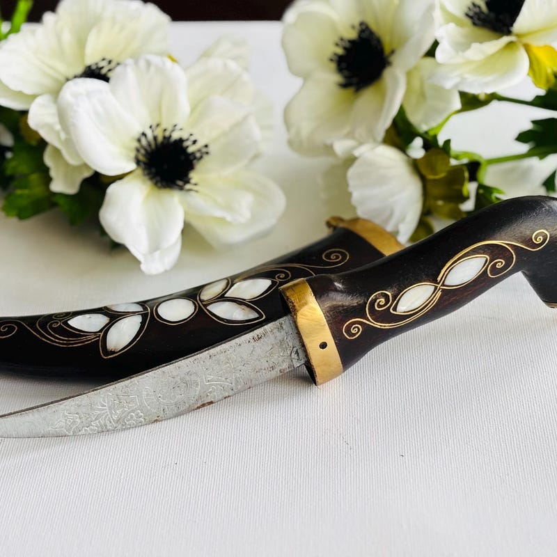 Antique Inlay Knife - Etsy