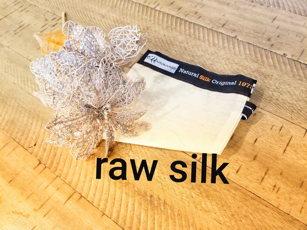 Pure Silk Hammam Bath Natural Spa Exfoliator Scrap Glove Mitt for Body ...
