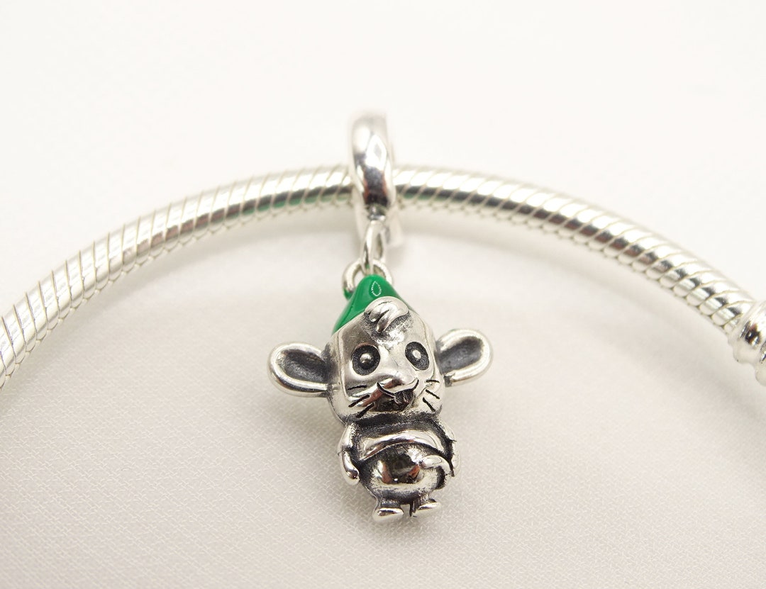 Cinderella Gus Mause 925 Sterling Silver Charm for - Etsy