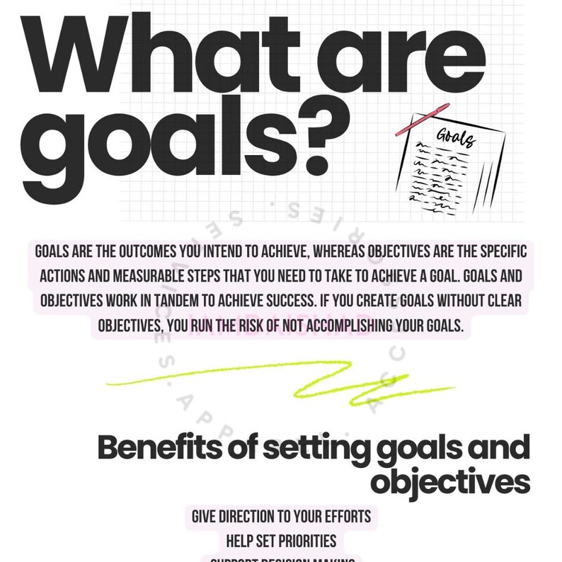 The SMART Goals Digital Workbook - Etsy