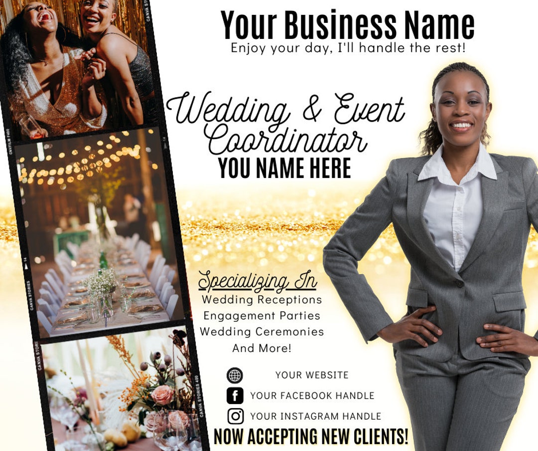 Event Planner Flyer | Event Coordinator | Party Event Planning | Social ...