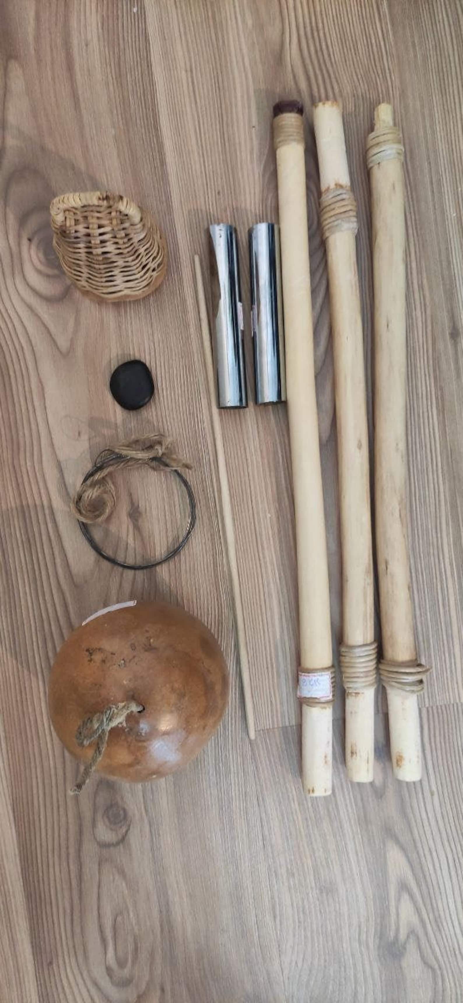 Berimbau Viola Detachable | Berimbau for Travel | Capoeira With Caxixi ...