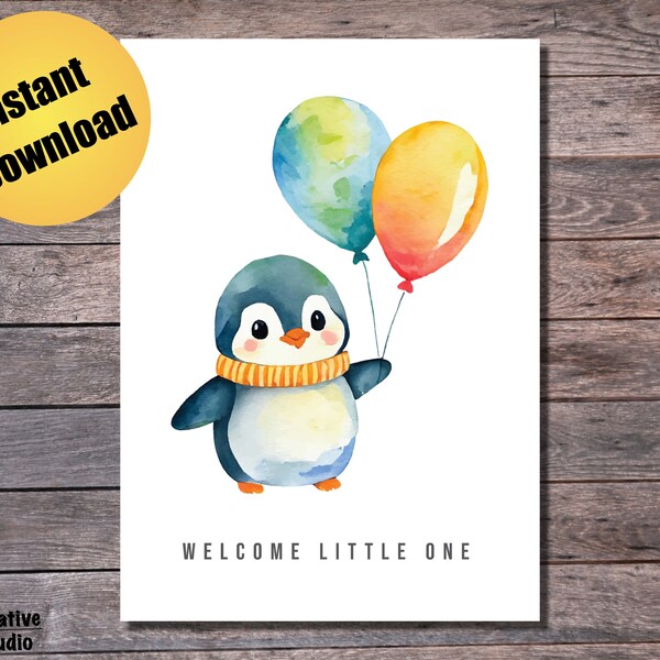 Welcome Little One Printable - Etsy