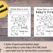 Blank Baby's First ABC Book Printable, Baby Shower Activity, Alphabet ...