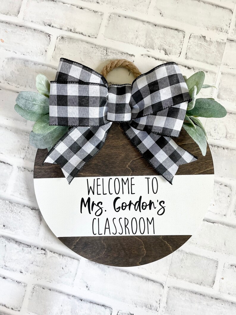 Classroom Door Hanger Classroom Door Sign Teacher Door - Etsy