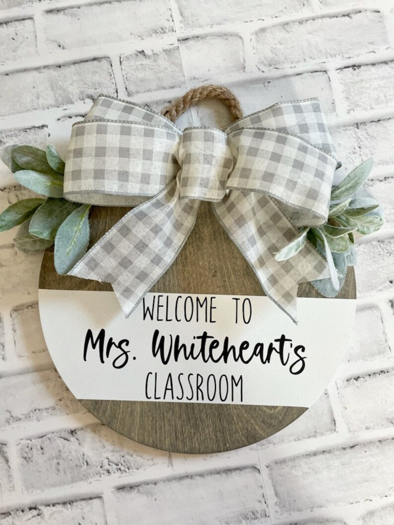 Classroom Door Hanger Classroom Door Sign Teacher Door - Etsy