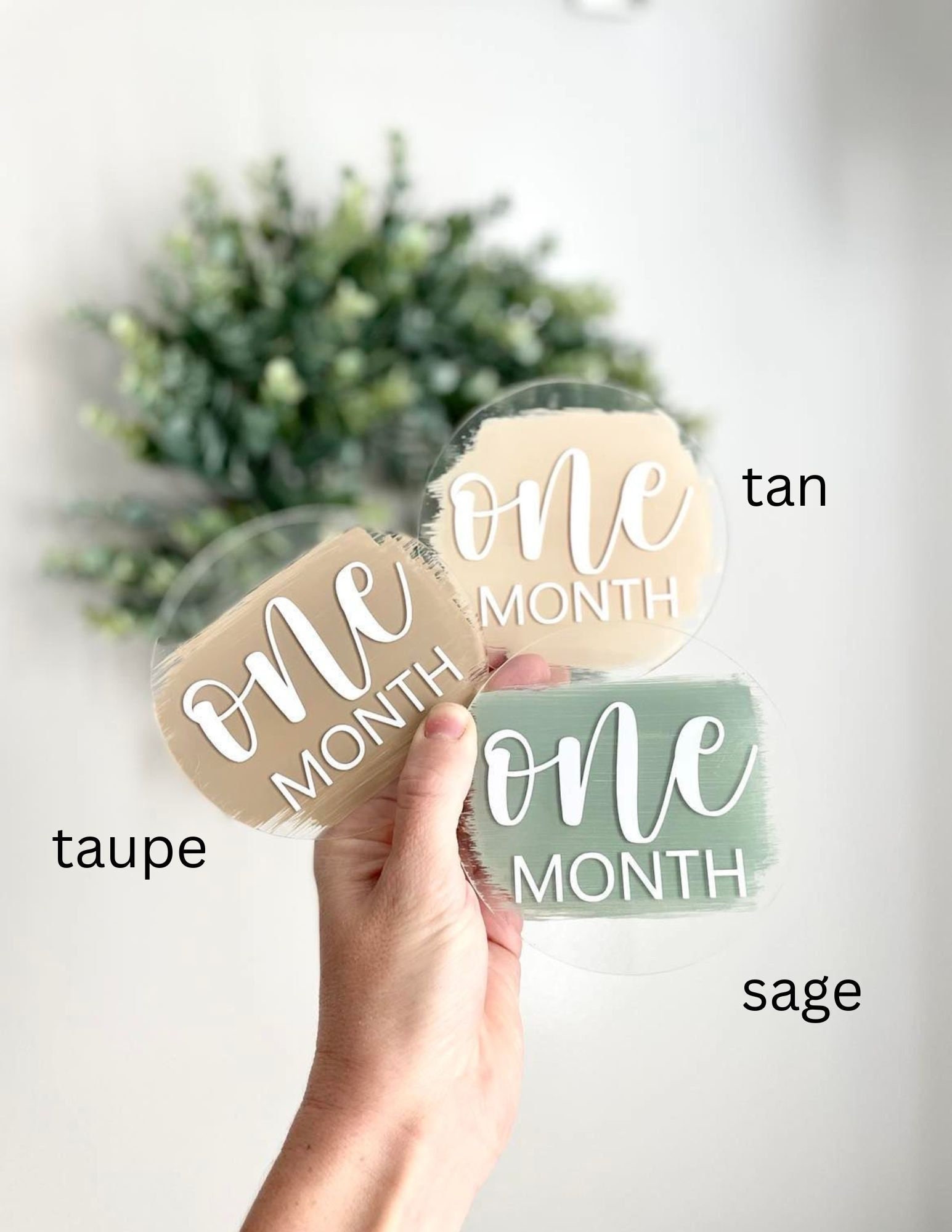 Acrylic Baby Milestone Markers Baby Milestone Discs Baby - Etsy