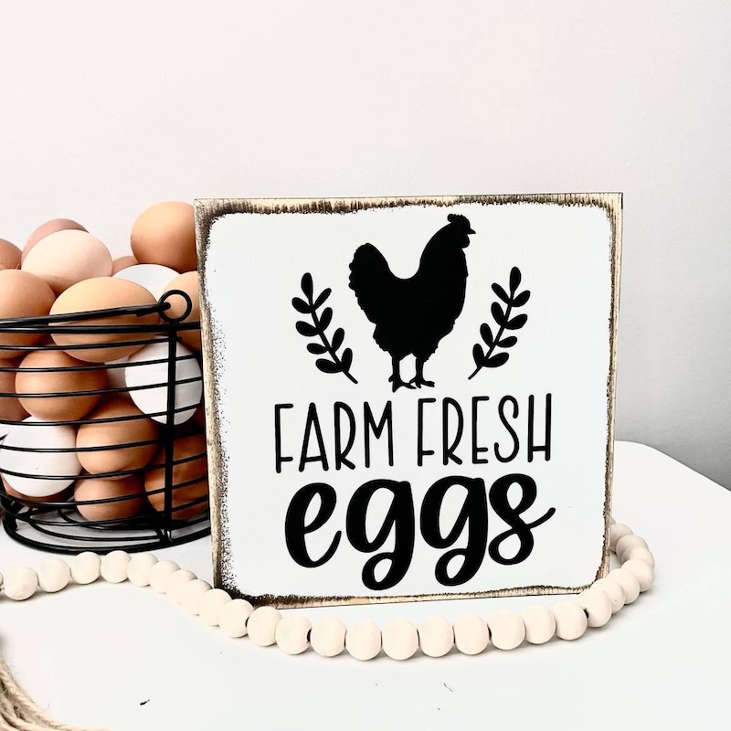 Farm Fresh Eggs Sign - Etsy