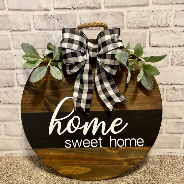 Outdoor Home Sweet Home Sign - Etsy