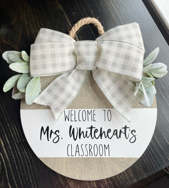 Classroom Door Hanger Classroom Door Sign Teacher Door - Etsy