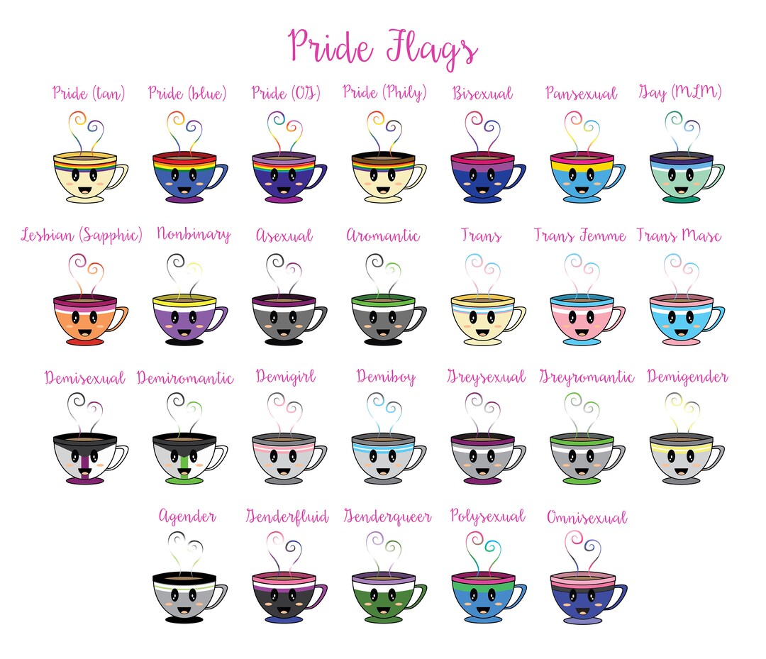Equali Tea Lgbt Subtle Pride Flag Customizable Sticker Glossy Etsy