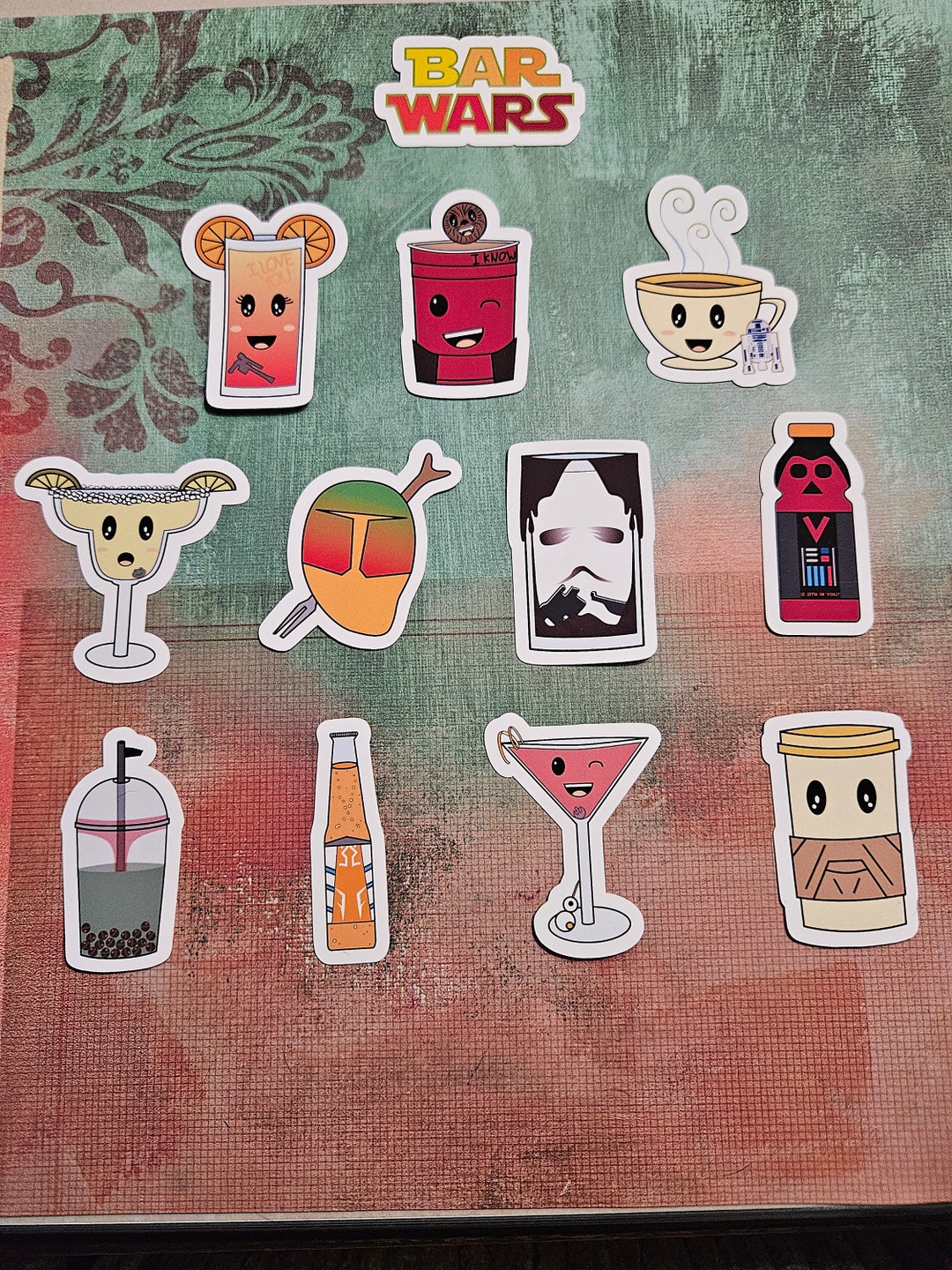 Star Wars Pun Sticker Bundle - Etsy