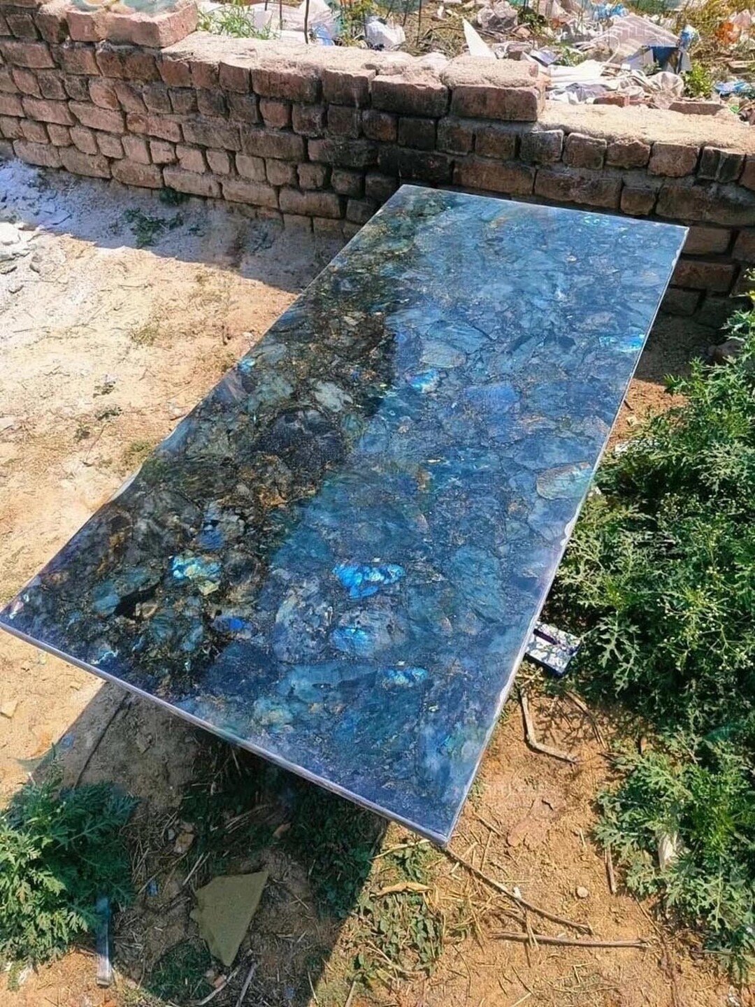 36x24 Labradorite Countertop, Kitchen Countertop, Marble Dine Table ...