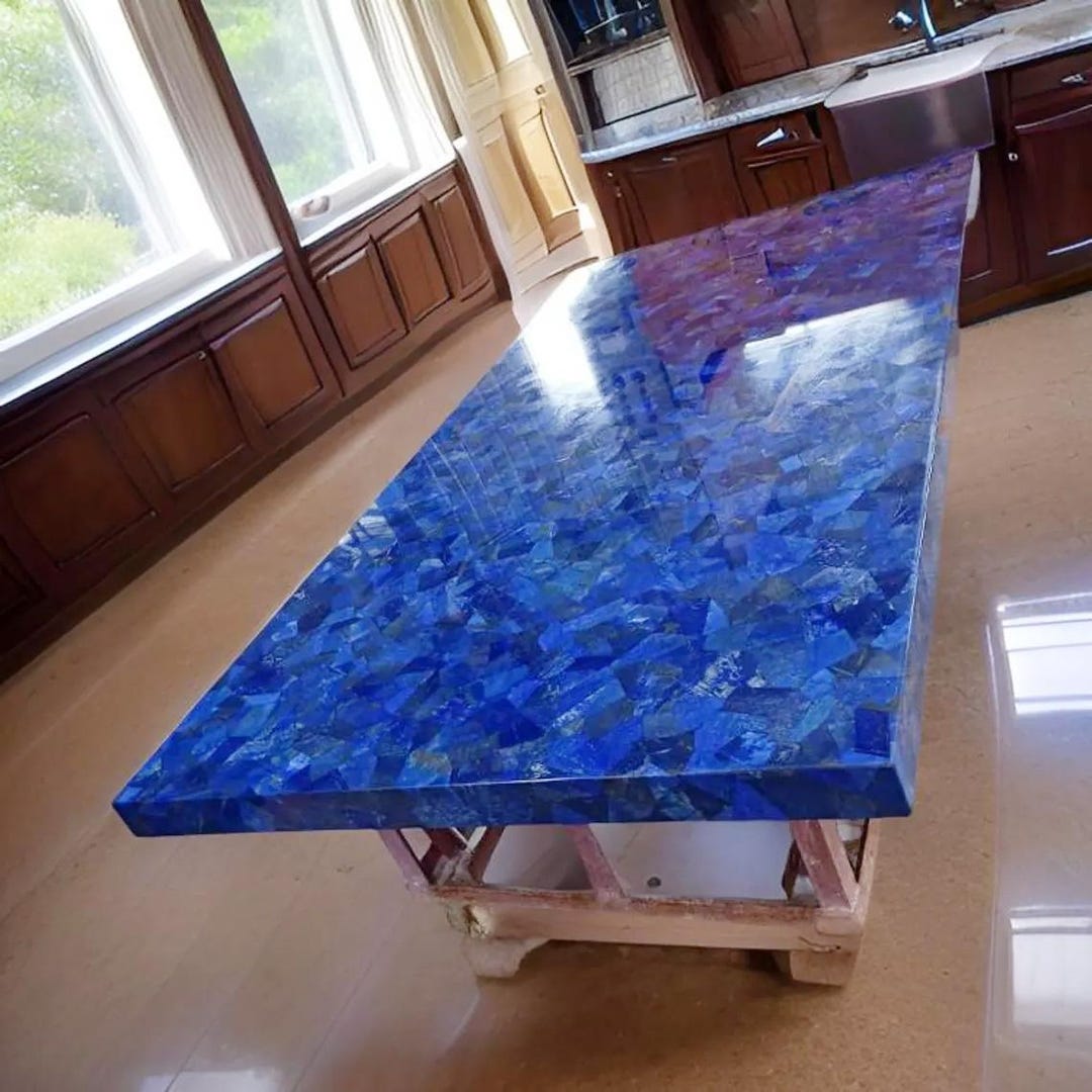 Blue Stone Table Top ,lapis Lazuli Marble Dining Table Top ,kitchen ...