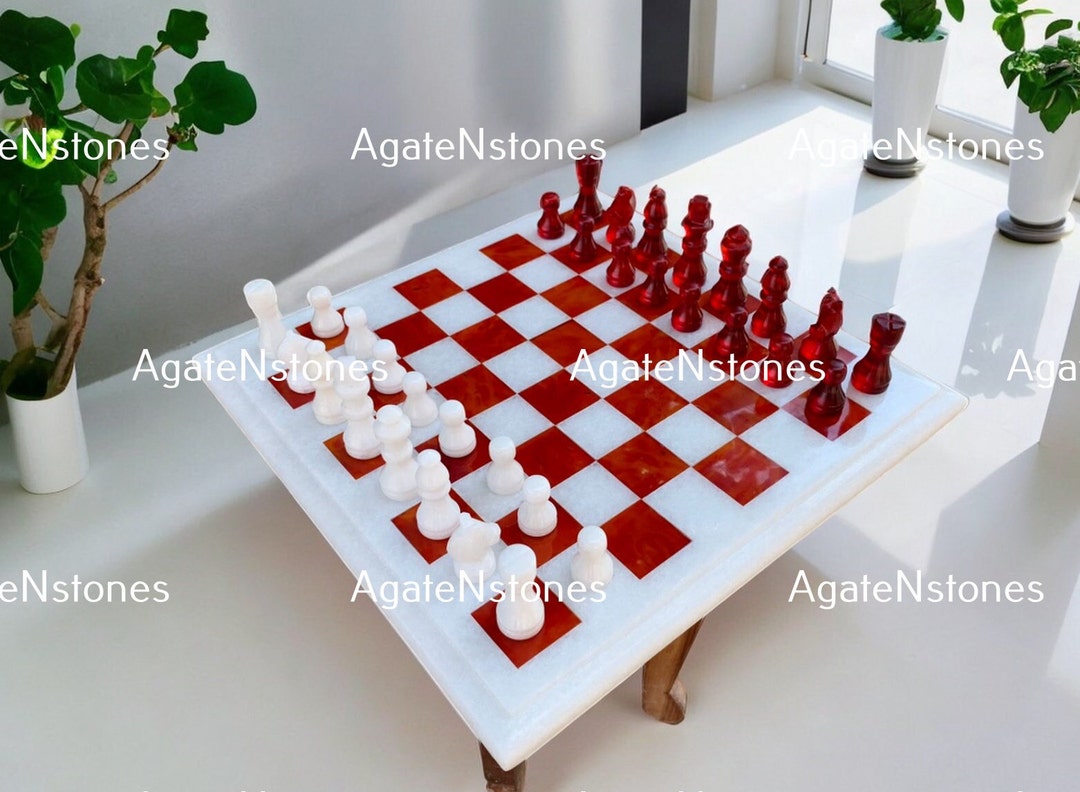 Marble Chess Set, Marble Chess Board, Marble Chess Pieces, Luxury ...