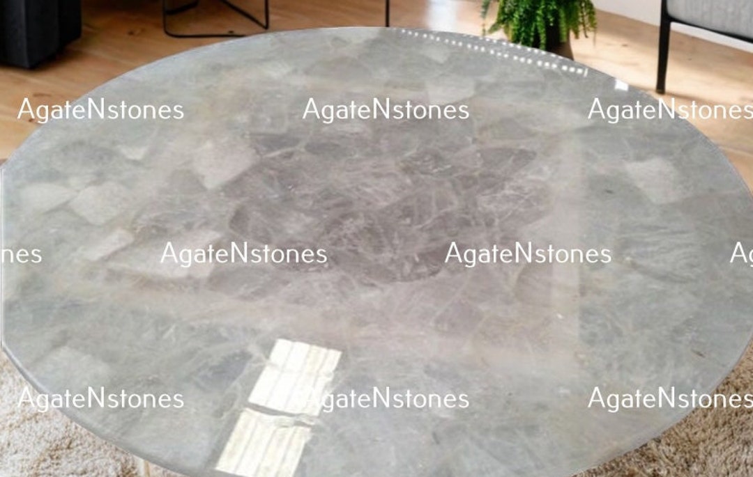 White Quartz Table Top, Quartz Dining Table, White Quartz Coffee Table ...