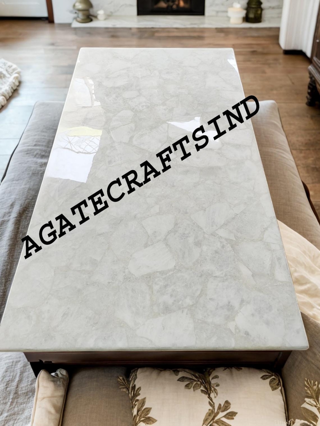 White Quartz Center Table, White Quartz Dining Table, Quartz Sofa Table ...