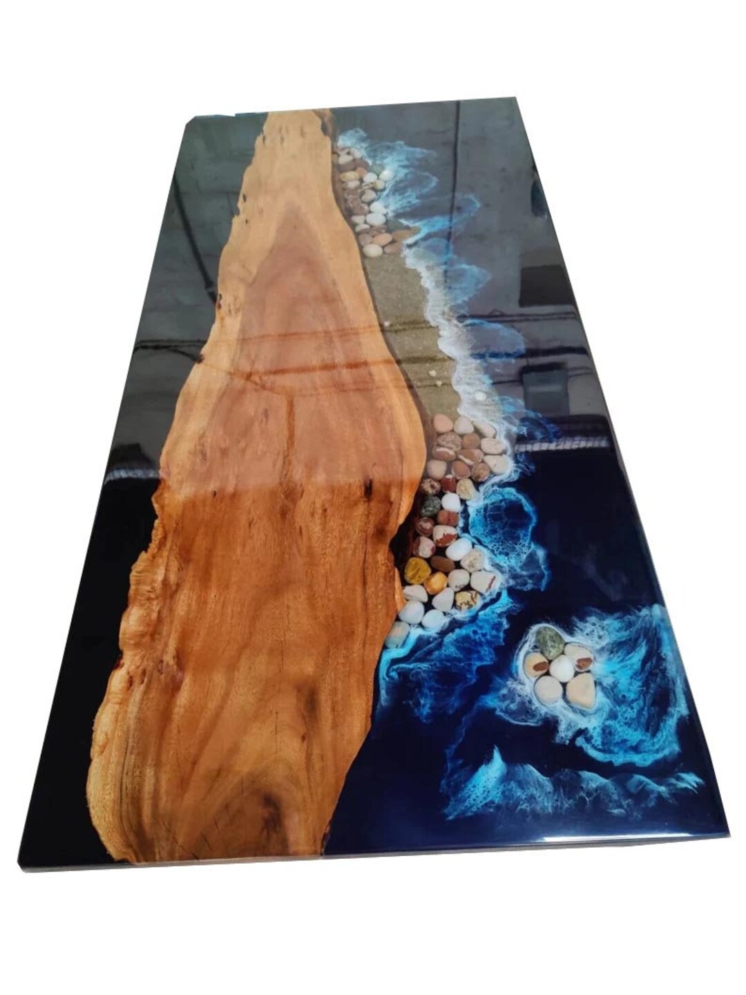 Ocean Wave Dine Table ,epoxy Resin Art Table, Epoxy Resin Table ...