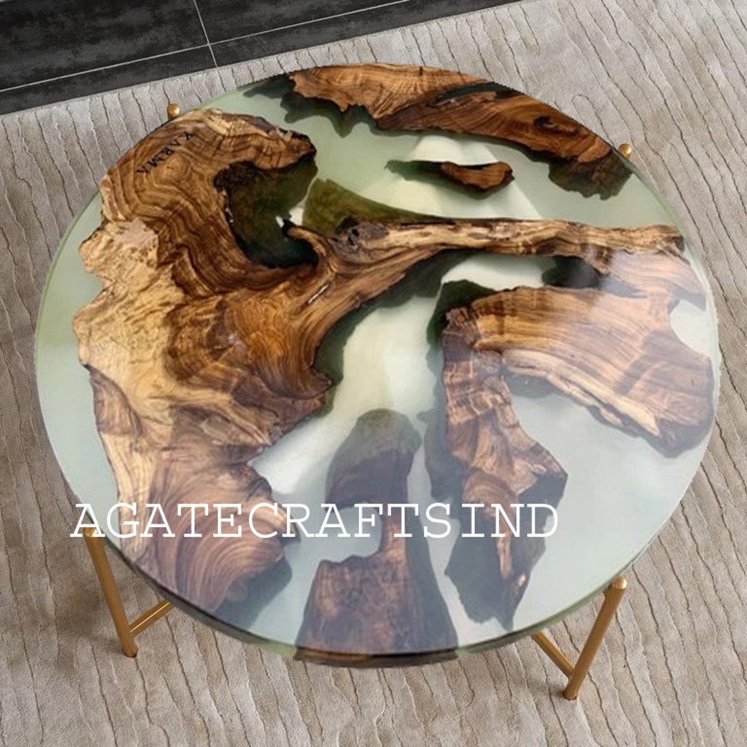 Epoxy Table, Epoxy Resin Table, Clear Epoxy Table, Epoxy Side Table Top ...