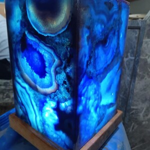 Amethyst Nightlight Stone Lamp, Table Lamp ,crystal Lamp Healing ...