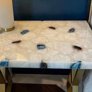 Luxury Mixed Agate Table Top – Handmade Coffee, Console Square Dining ...