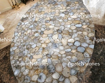 Rectangular Shape Amethyst Stones Countertop / Dining Table - Etsy