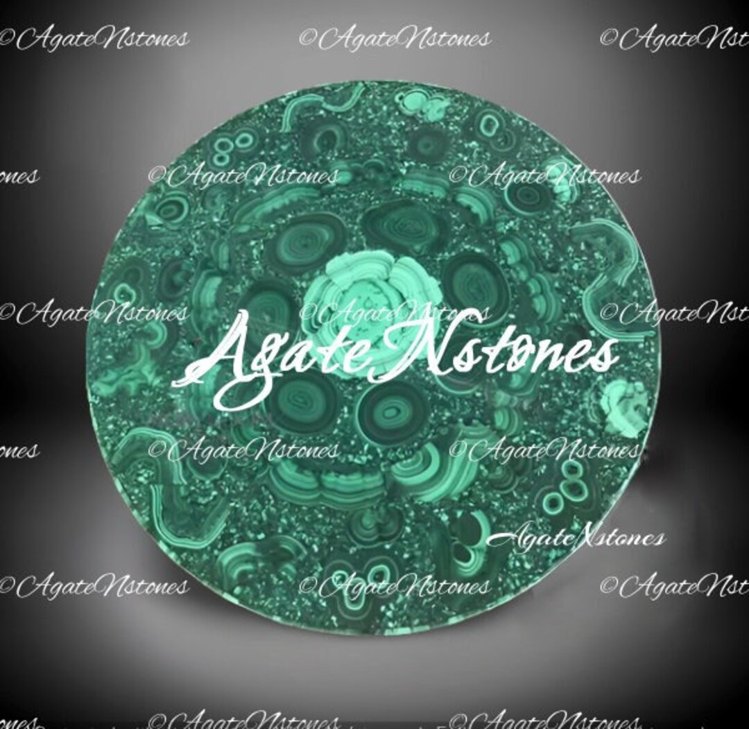 Malachite Round Table, Green Stone Table, Coffee Table, Dining Table ...