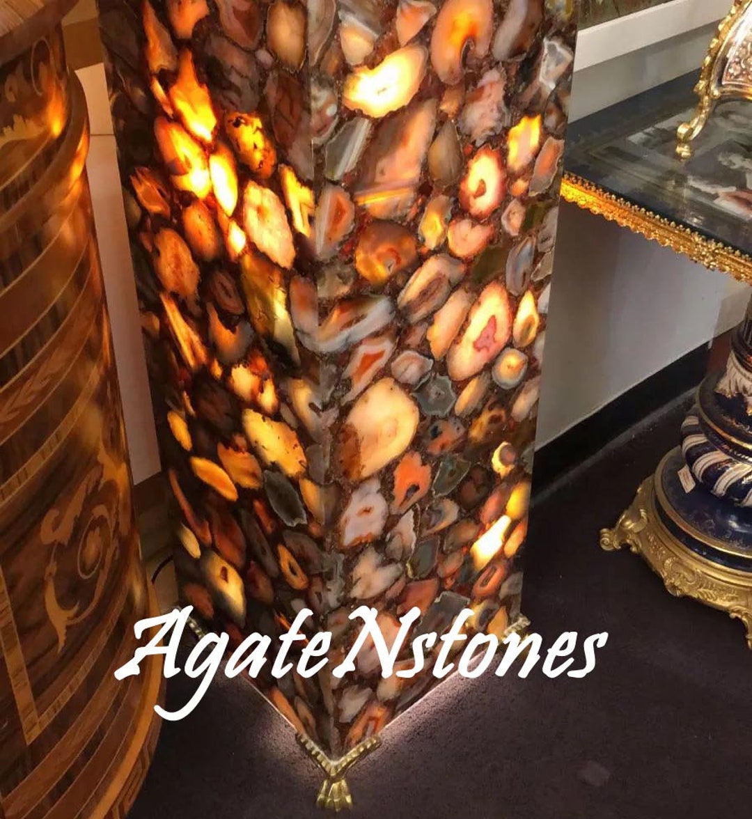 Agate Lamp Agate Lamp for Home Decor Agate Table Lamp Agate - Etsy