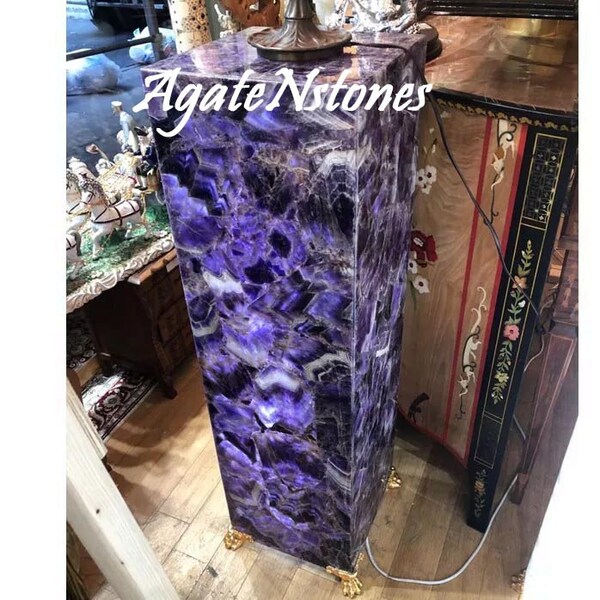 Stone Lamp - Etsy
