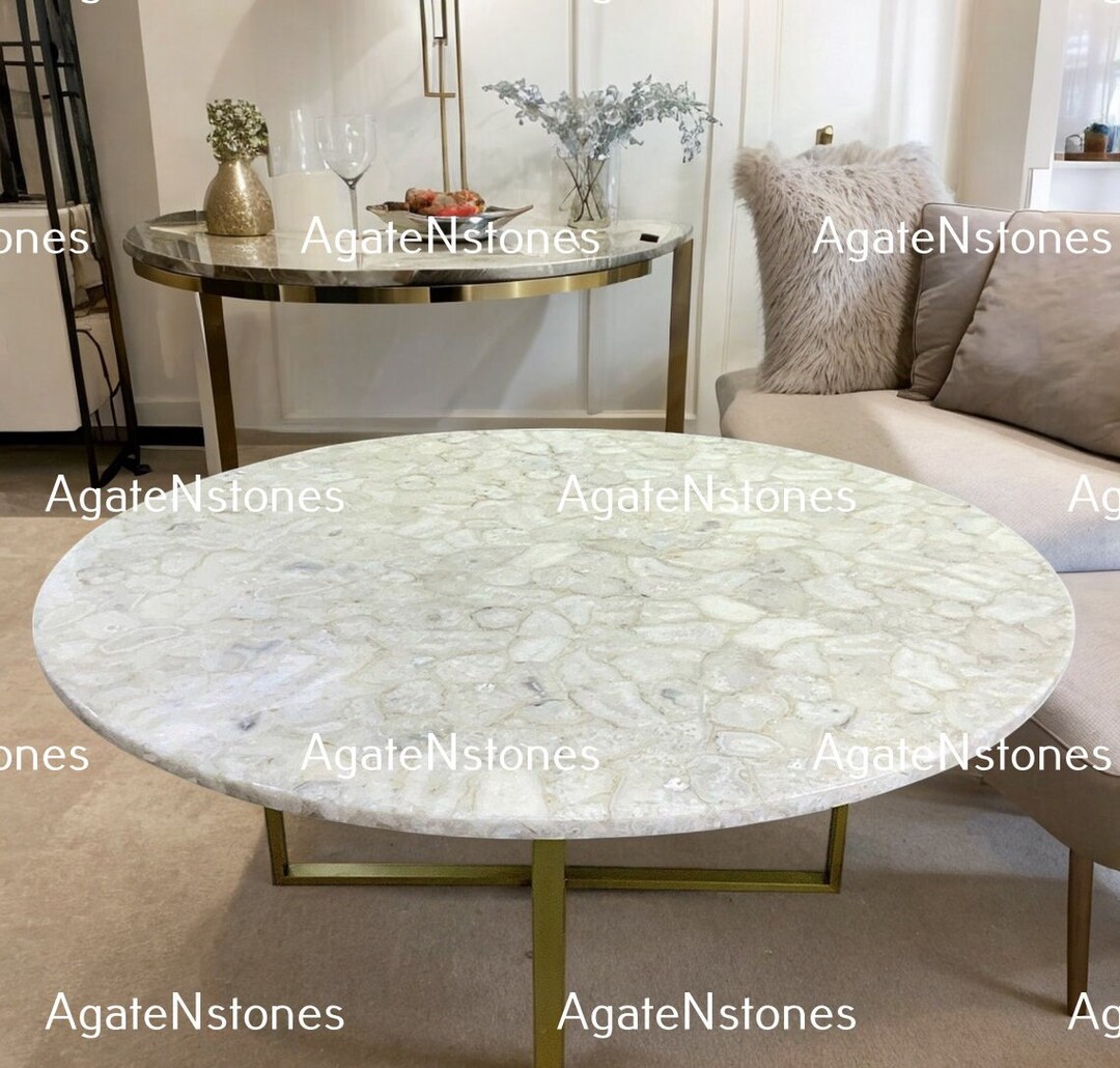 Quartz Crystal Table Top, Crystal Stone Table, Crystal Side Table ...