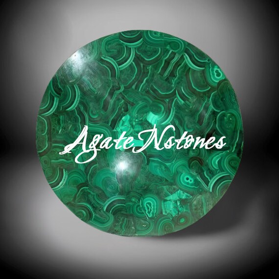 Malachite Coffee Table Top Malachite Round Table Malachite - Etsy