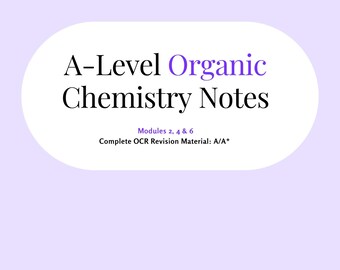30% OFF BUNDLE OCR A Level Chemistry Module 3 Notes by Atomicnotes - Etsy