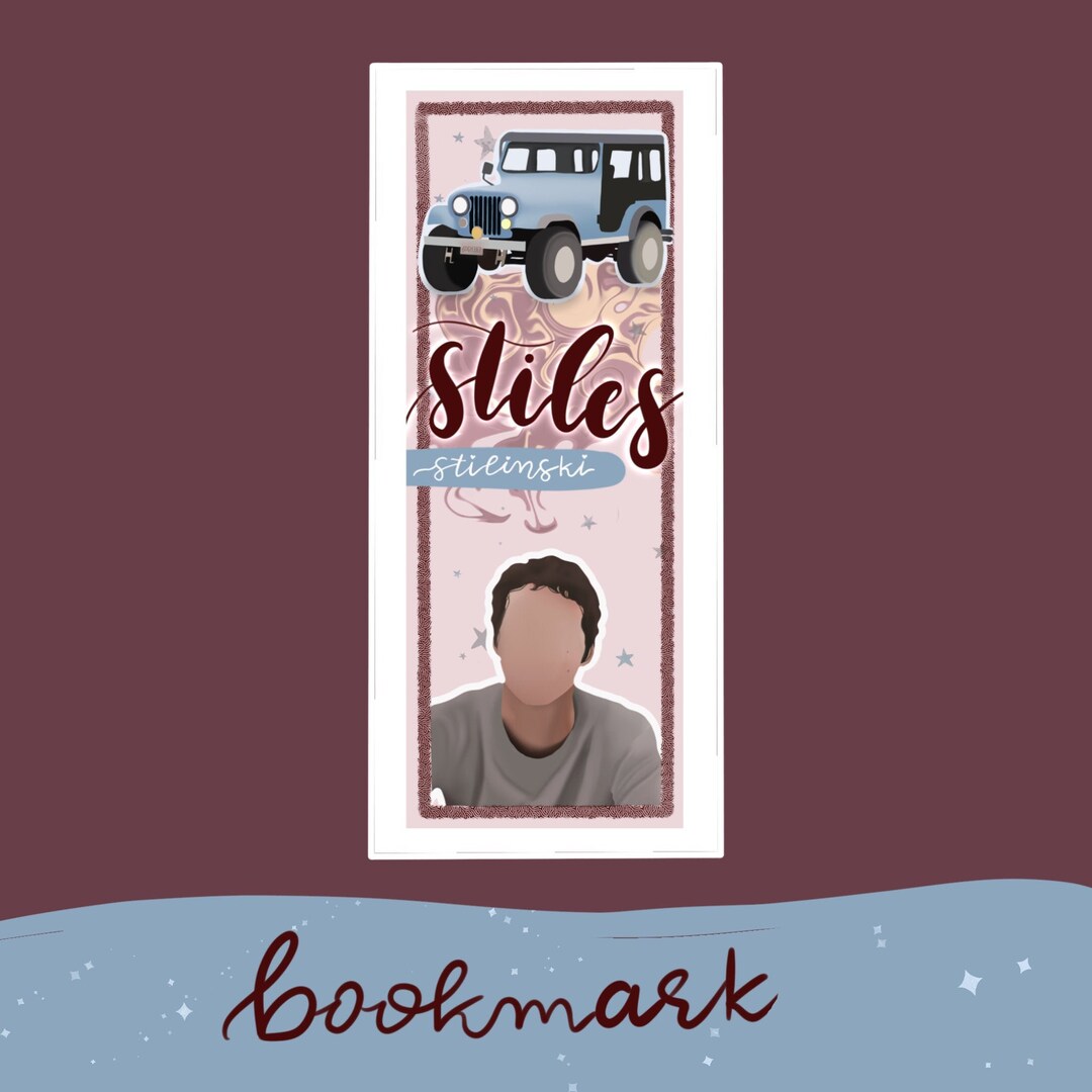 Stiles Stilinski Teen Wolf Digital Bookmark Download - Etsy