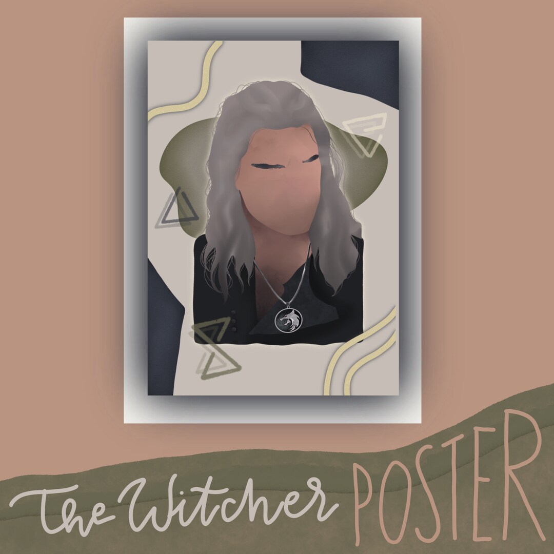 The Witcher Digital Poster - Etsy