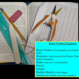 Story, Book Folding Pattern, Once Upon a Time, Cut and Fold, Includes ...