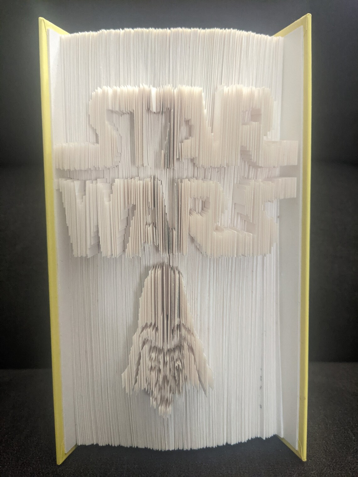 Star Wars Book Folding Pattern Origami Darth Vader 401 - Etsy