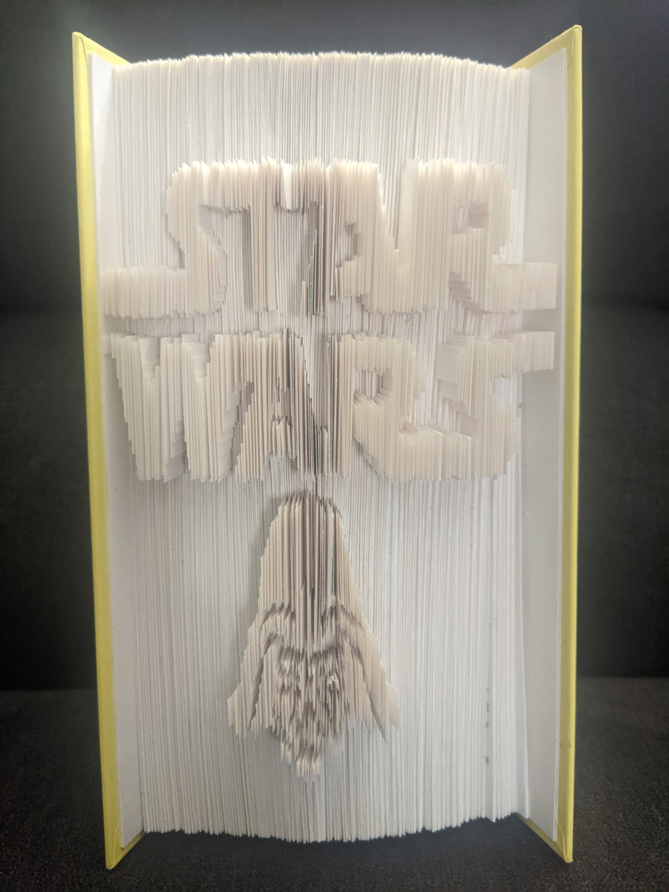 Star Wars Book Folding Pattern Origami Darth Vader 401 - Etsy
