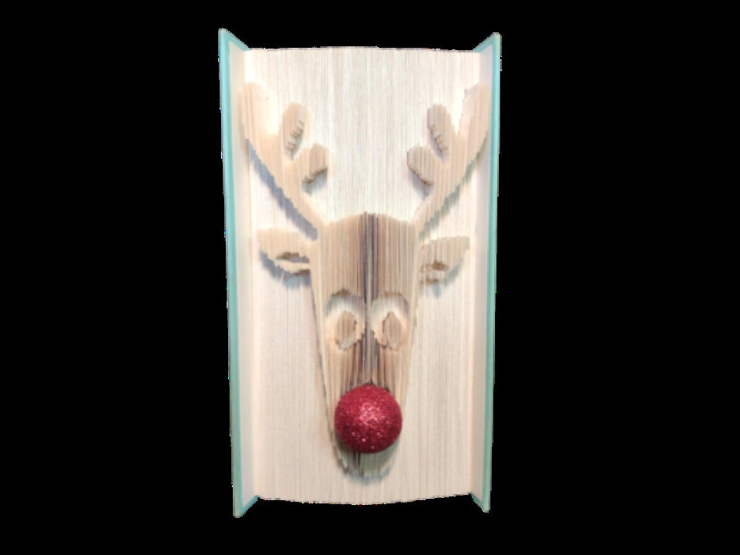 Rudolph the Red Nosed Reindeer, Christmas, Winter, Book Folding Pattern ...