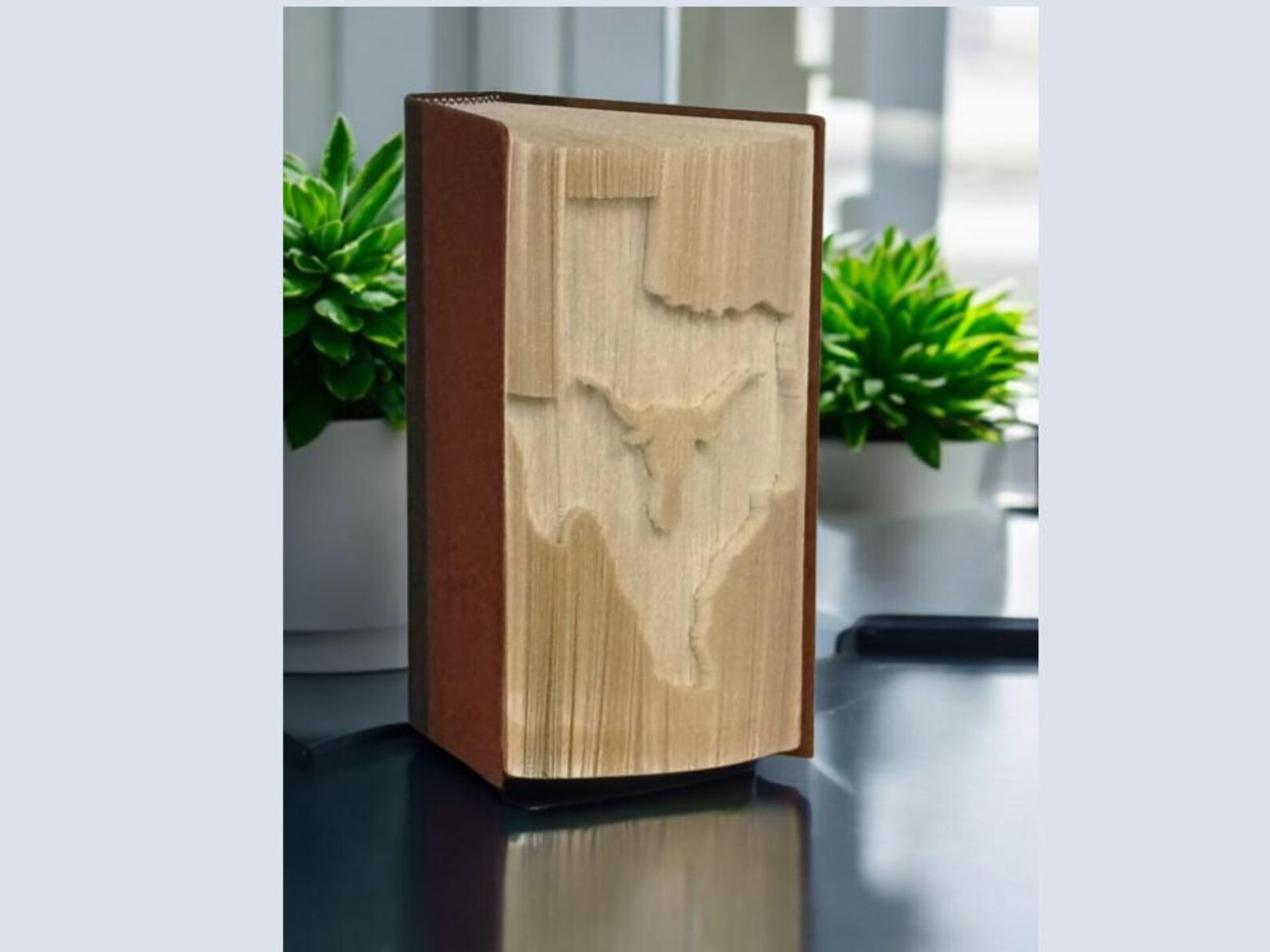 Texas Longhorn Book Folding Pattern: Cut & Fold (digital Download) - Etsy