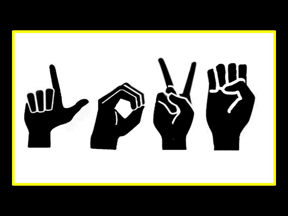 Love sign language Book Folding Pattern vut and fold | Etsy