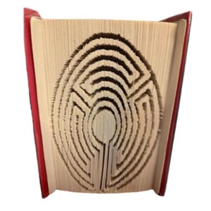 Labyrinth, Meditation, Geometric Design, Book Folding Pattern, Cut and ...