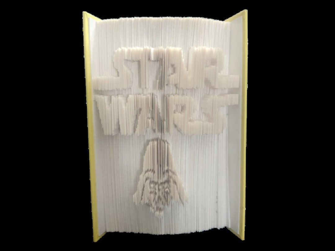 Star Wars, Book Folding Pattern, Origami, Darth Vader, 401 Pages - Etsy