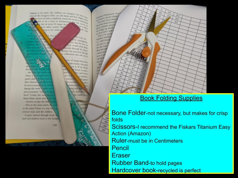 Book Folding Pattern Bundle for Under 200 Page Books, Fold a Book ...