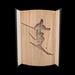 Skier Book Folding Pattern: Winter Mountain Origami (digital Download ...