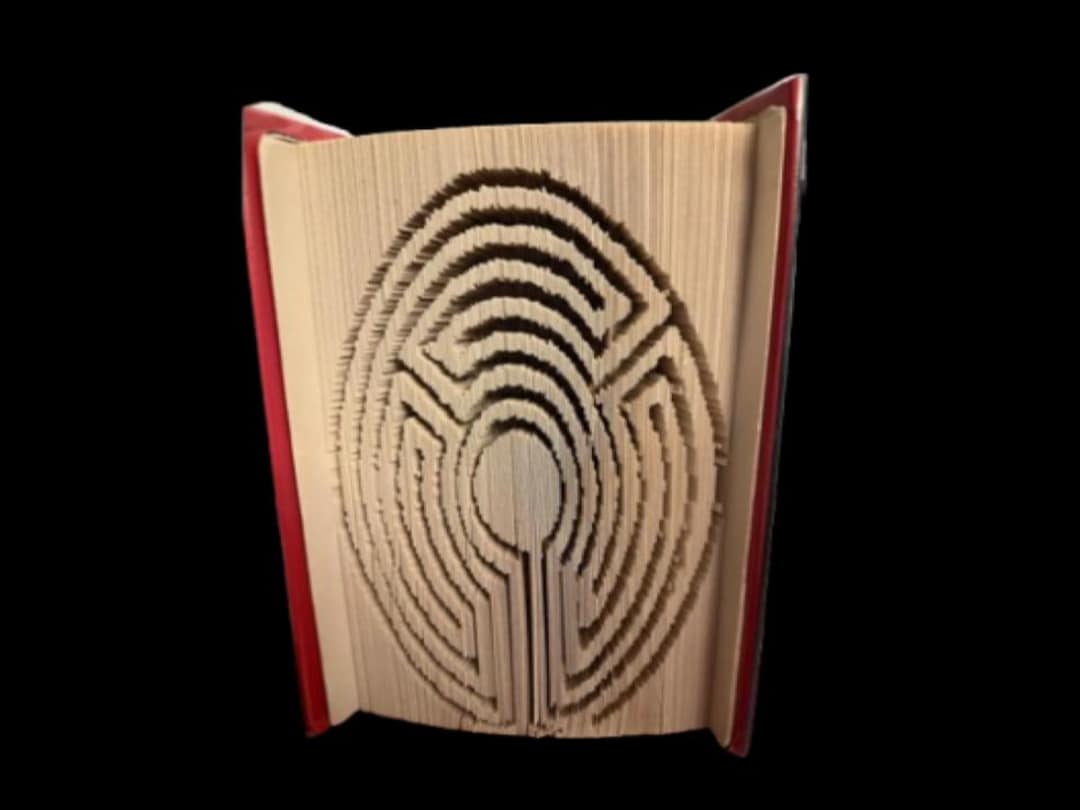 Labyrinth, Meditation, Geometric Design, Book Folding Pattern, Cut and ...