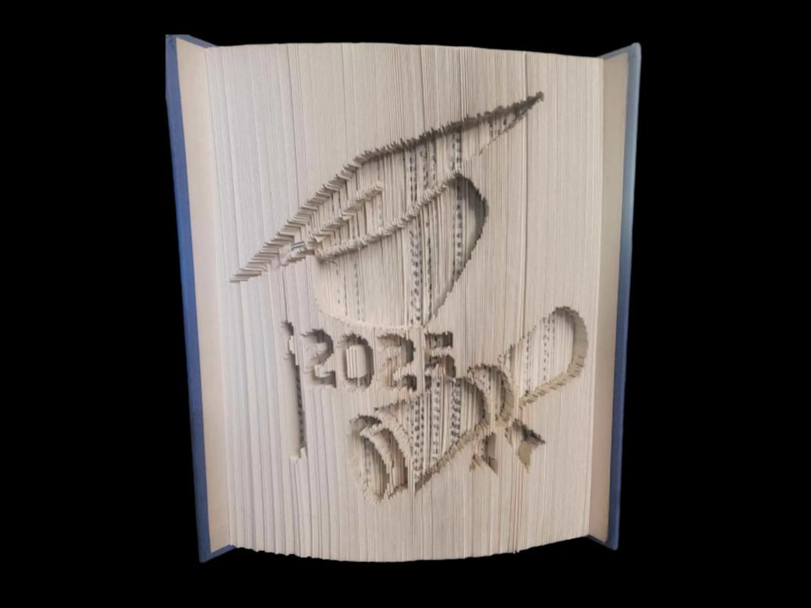 Graduation, Class of 2025, Grad Book Folding Pattern, Cut and Fold ...