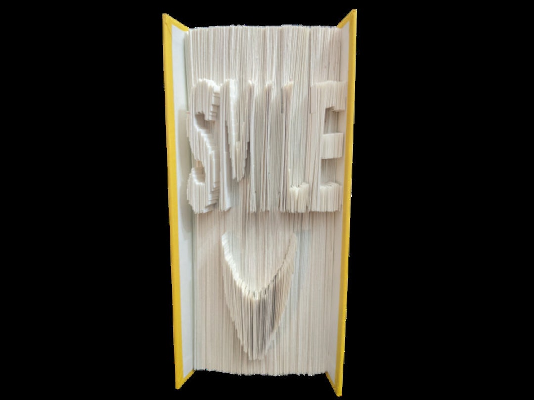 Smile, Book Folding Pattern, Fold a Book, Smiley Face, Origami, Happy ...